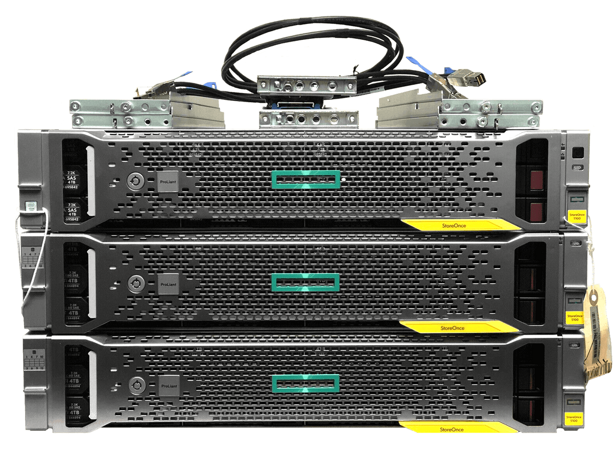 HP StoreOnce 5100 144TB Storage System iSCSI+FC Updated Licensed Cat+S
