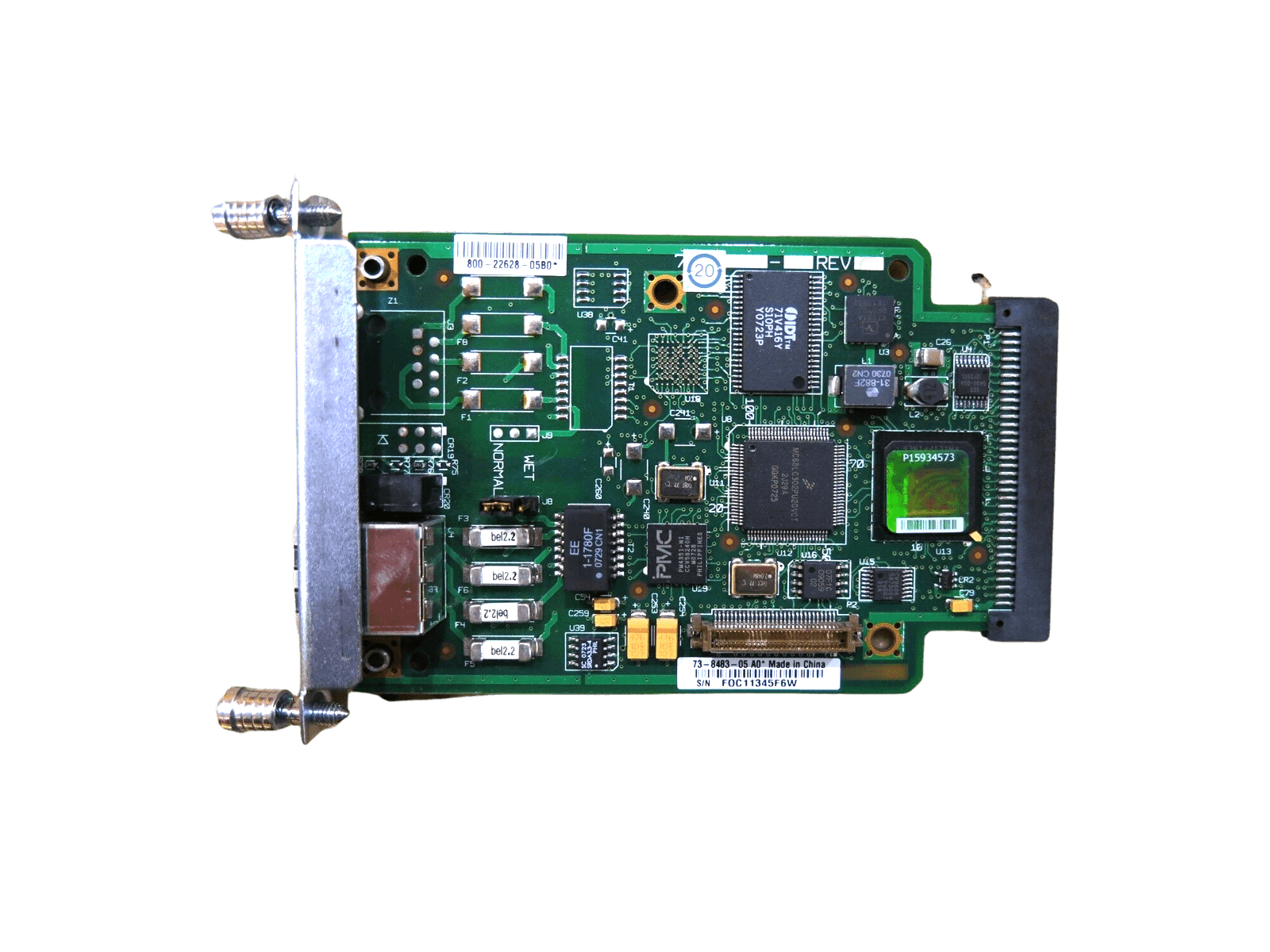 Cisco VWIC2-1MFT-T1/E1 1-port Voice/WAN Interface Card PBX DSU CSU G.7
