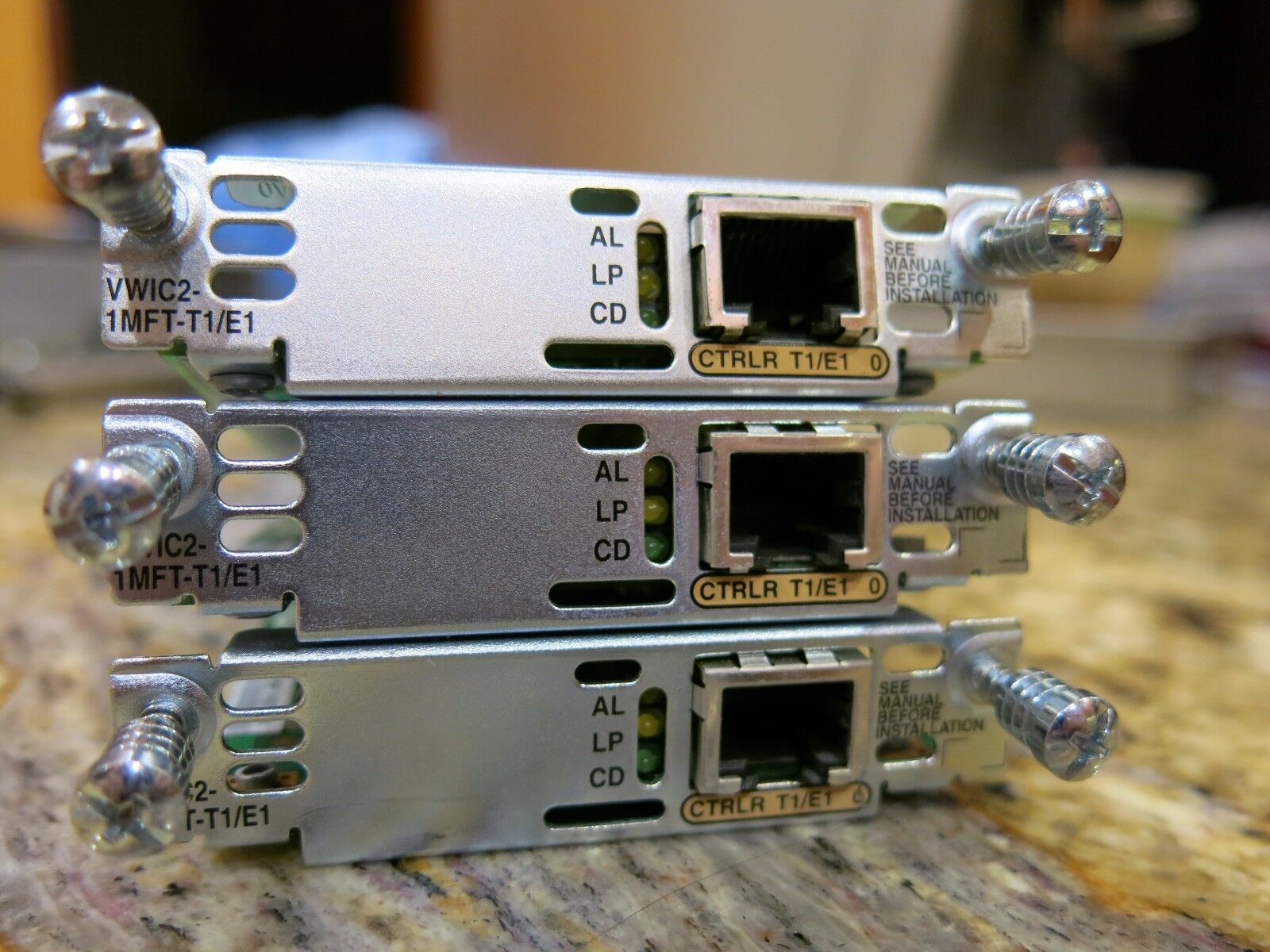 Cisco VWIC2-1MFT-T1/E1 1-port Voice/WAN Interface Card PBX DSU CSU G.7